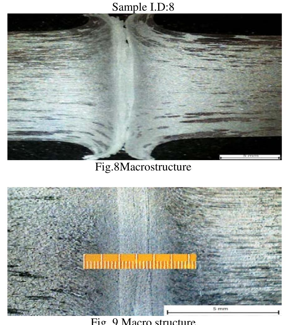 Represents complete cross section of the friction welded