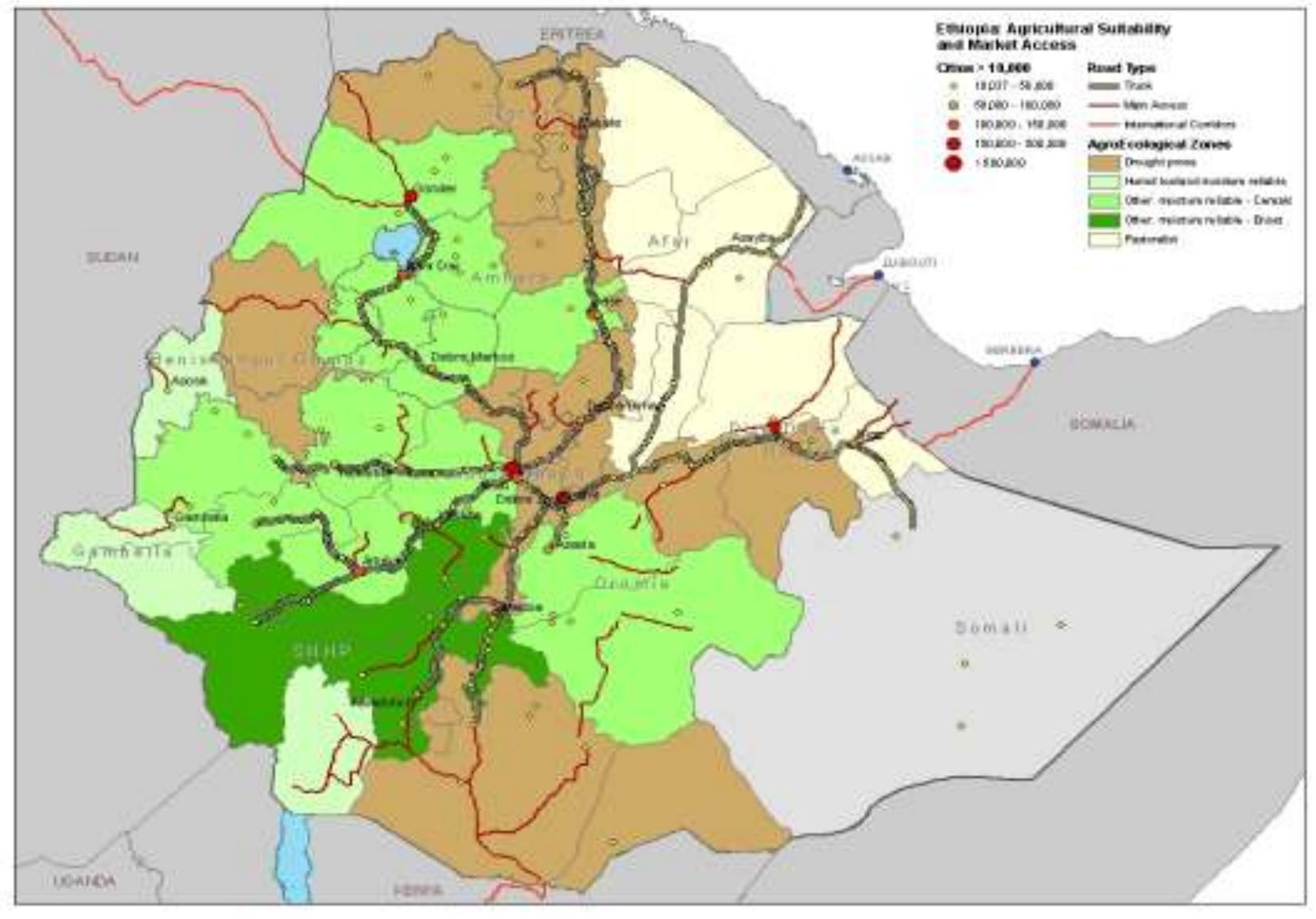 3. ethiopia, agro-ecological zones agricultural production
