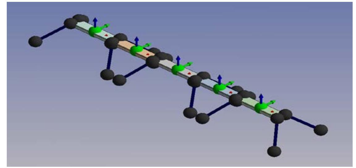 Completed floating pontoon breakwater model figure 3