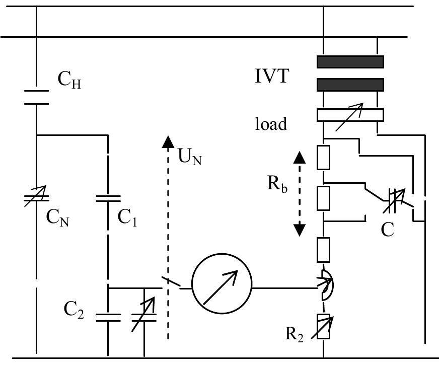 The circuit in fig. 2 shows the “schering-alberti” method
