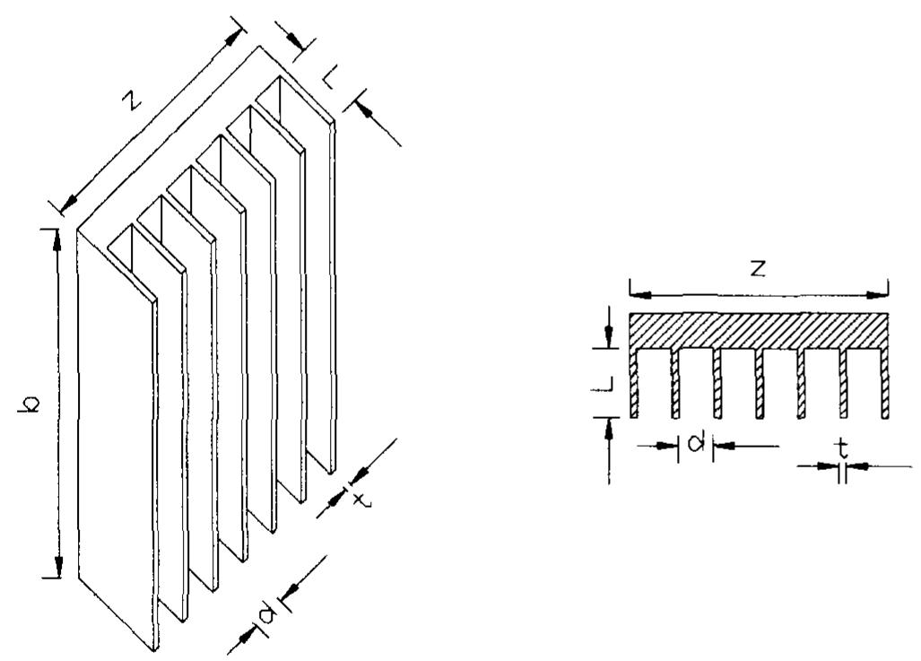 Axonometric projection and cross-sectional view of the