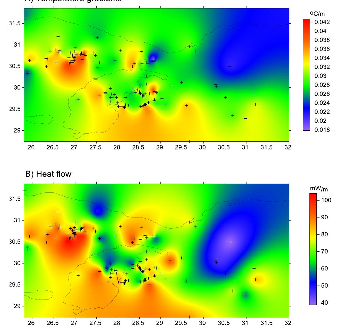 Figure 2 - Geothermal Gradients in the North Western Desert