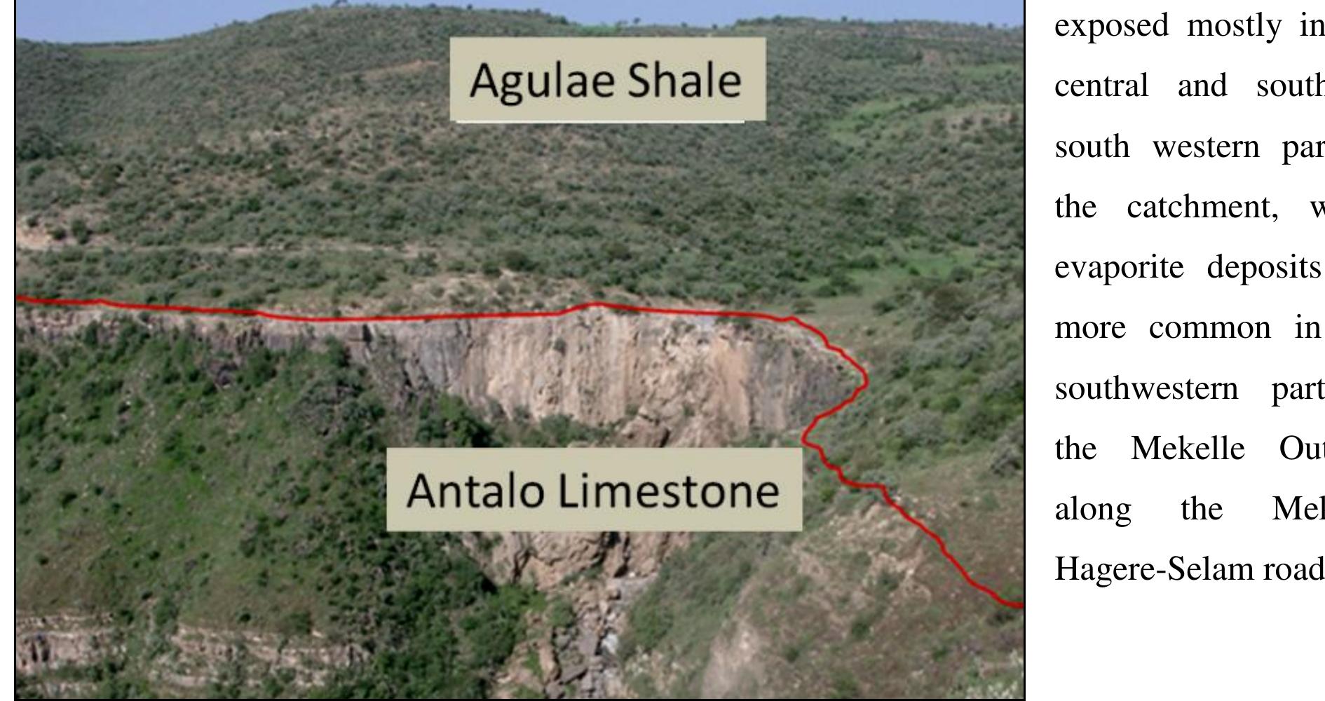 Aesozoic sediments of the mekelle outlier. the shale and the