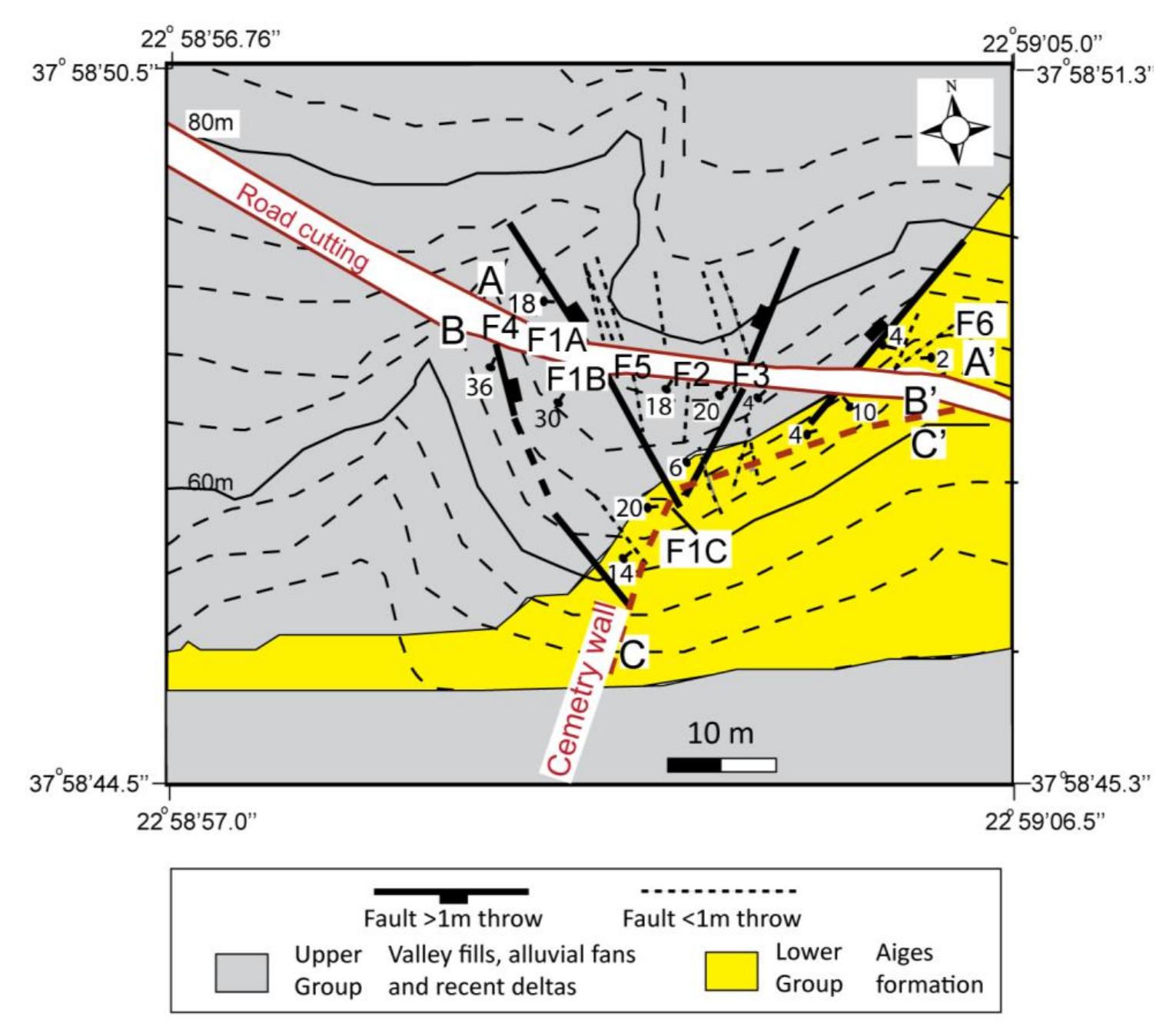 Figure 6 - from The hydrogeological structure of fault zones