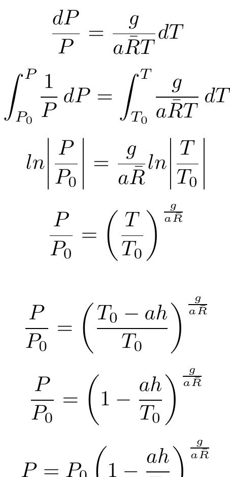 Figure 1 - from Variation of Atmospheric Pressure with