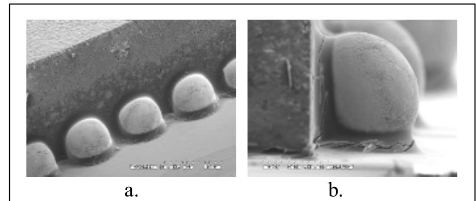 saw format qfn depicting fillet formed on standard saw