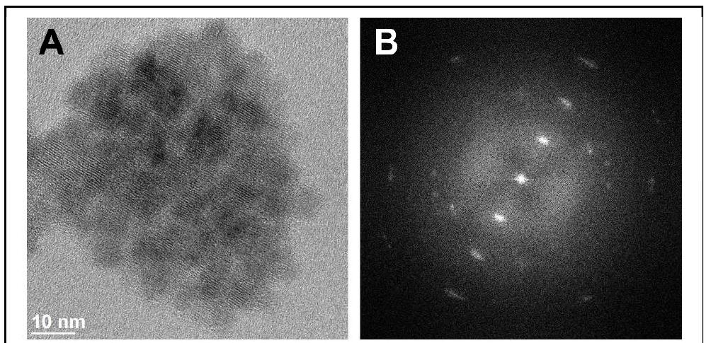 (a) high resolution-tem image of representative mn-doped