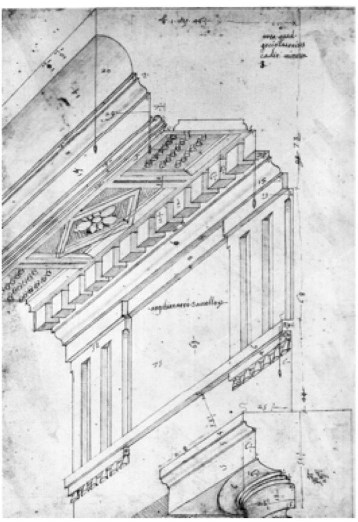 - bernardo della volpaia, primitive axonometric of