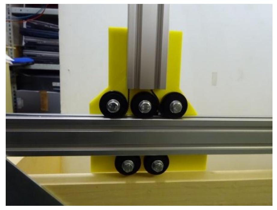X-axis slider gantry figure 1. faro robot cad design