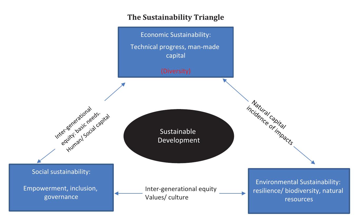 1 the sustainability triangle. source: adapted from