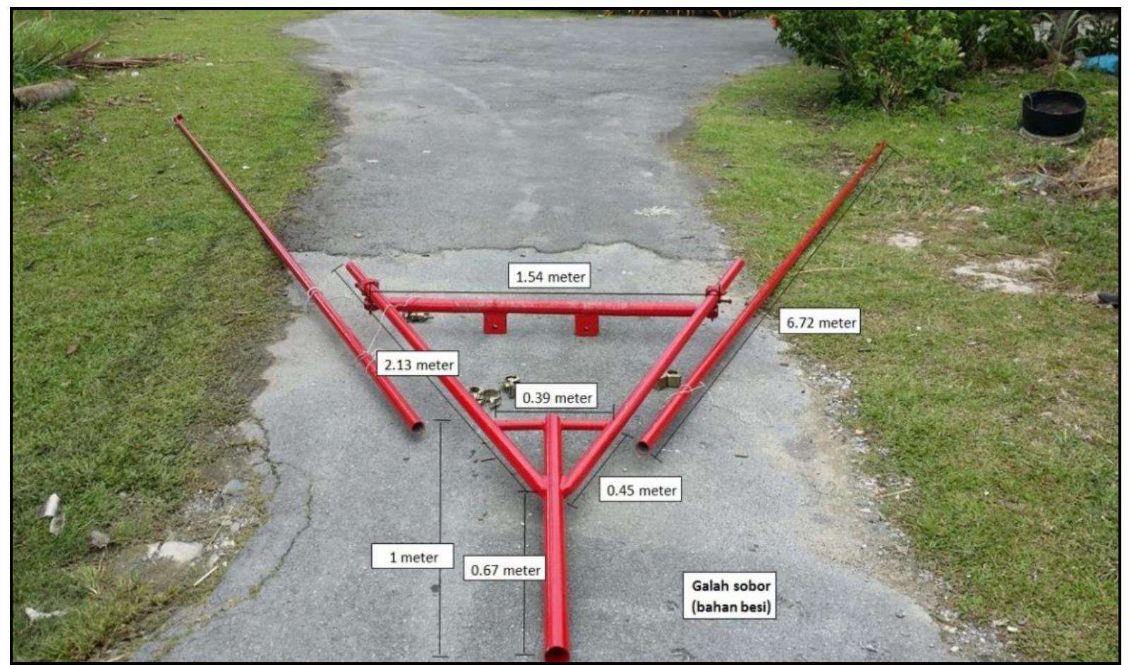 Modified stick of sobor (i) cross stick