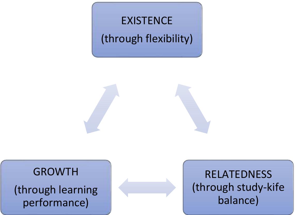 Conceptual framework of the study-studying from home
