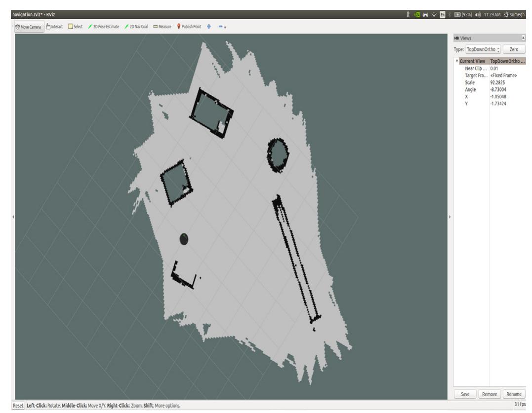Visualizing map in rviz