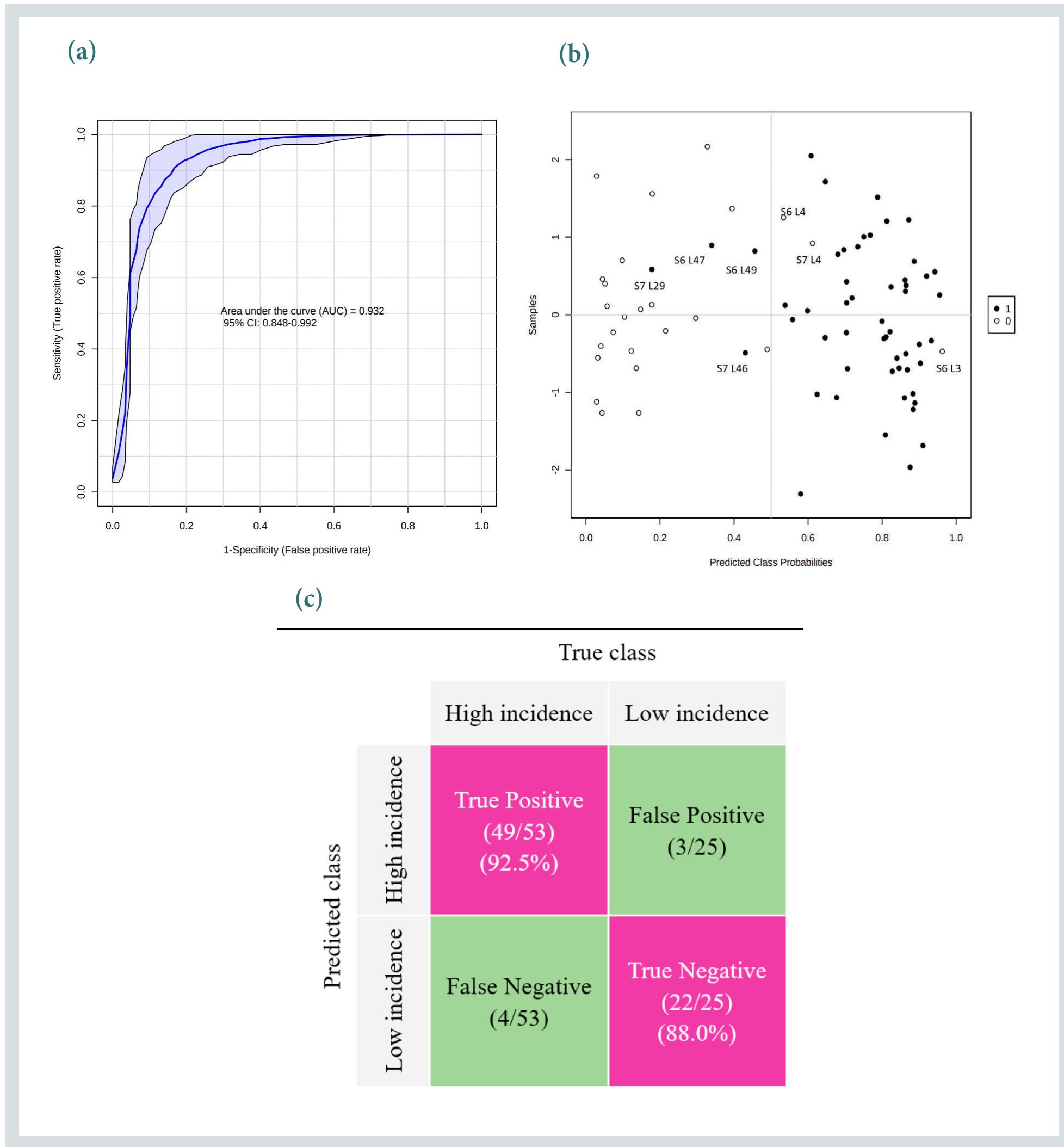 Classification of bananas lots according to the incidence of