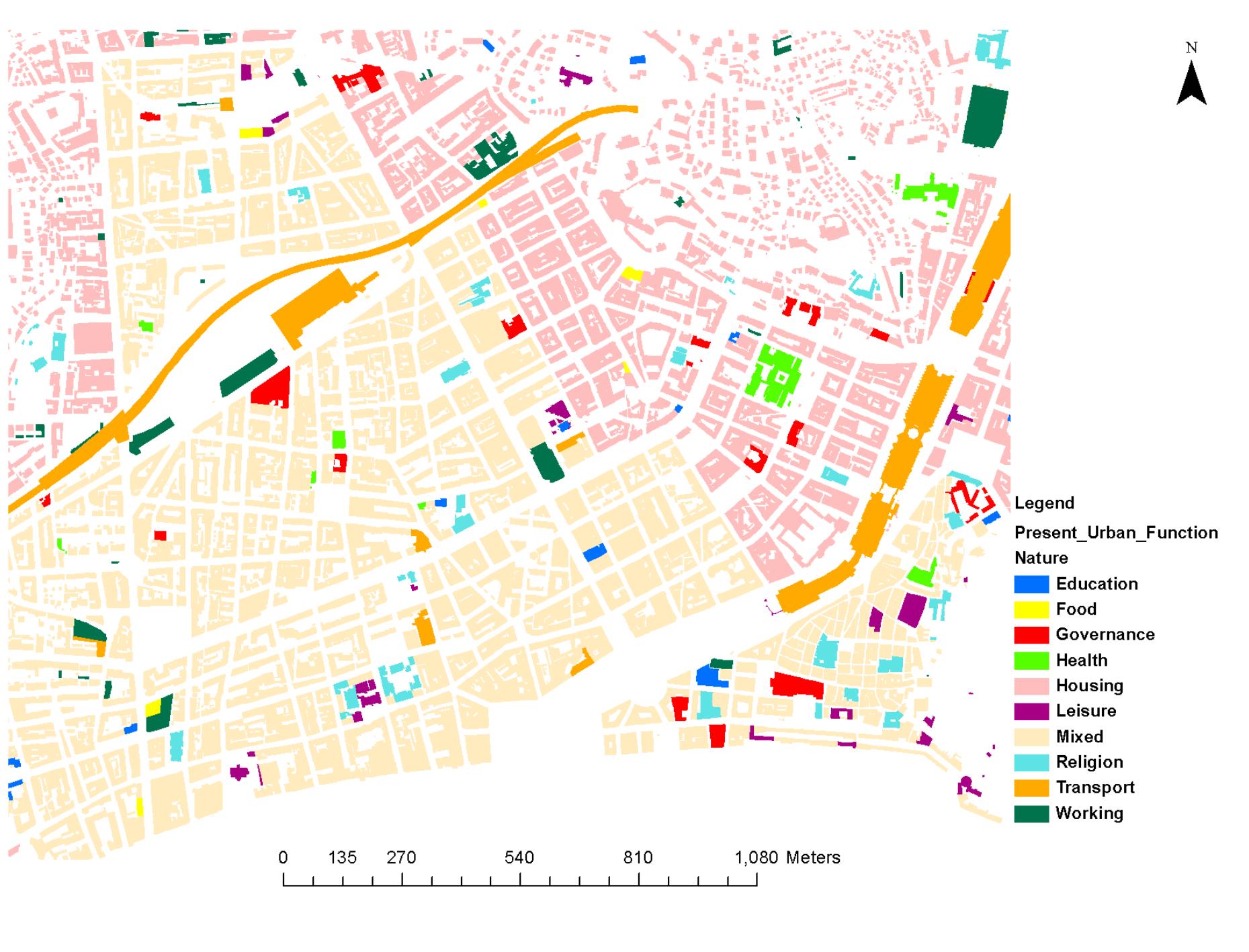 Mapping the urban system - urban functions and city