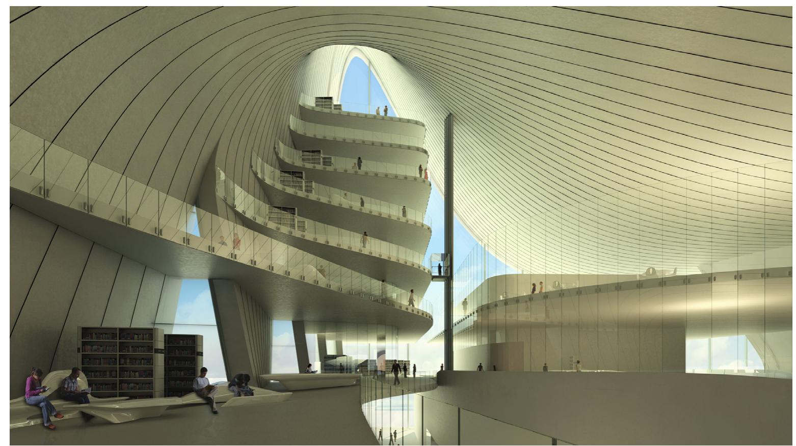 Heydar aliyev cultural centre, baku (image: zaha hadid