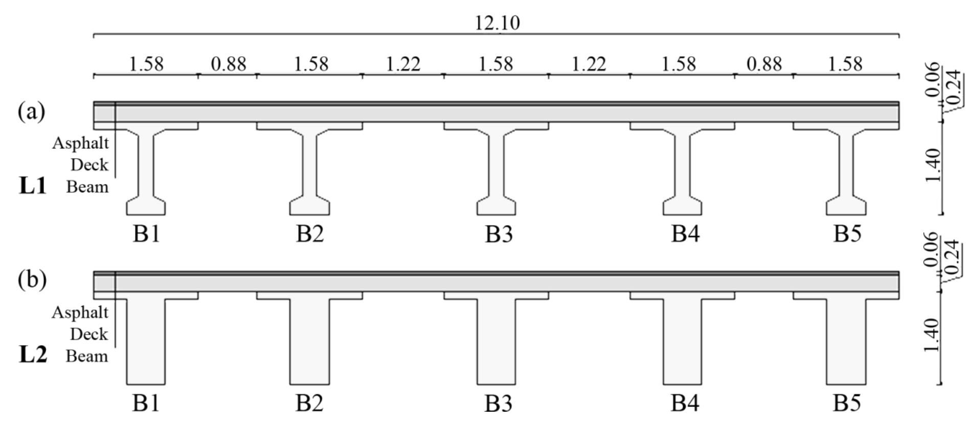 31: schematic cross-sections of the va0468 bridge (a) near