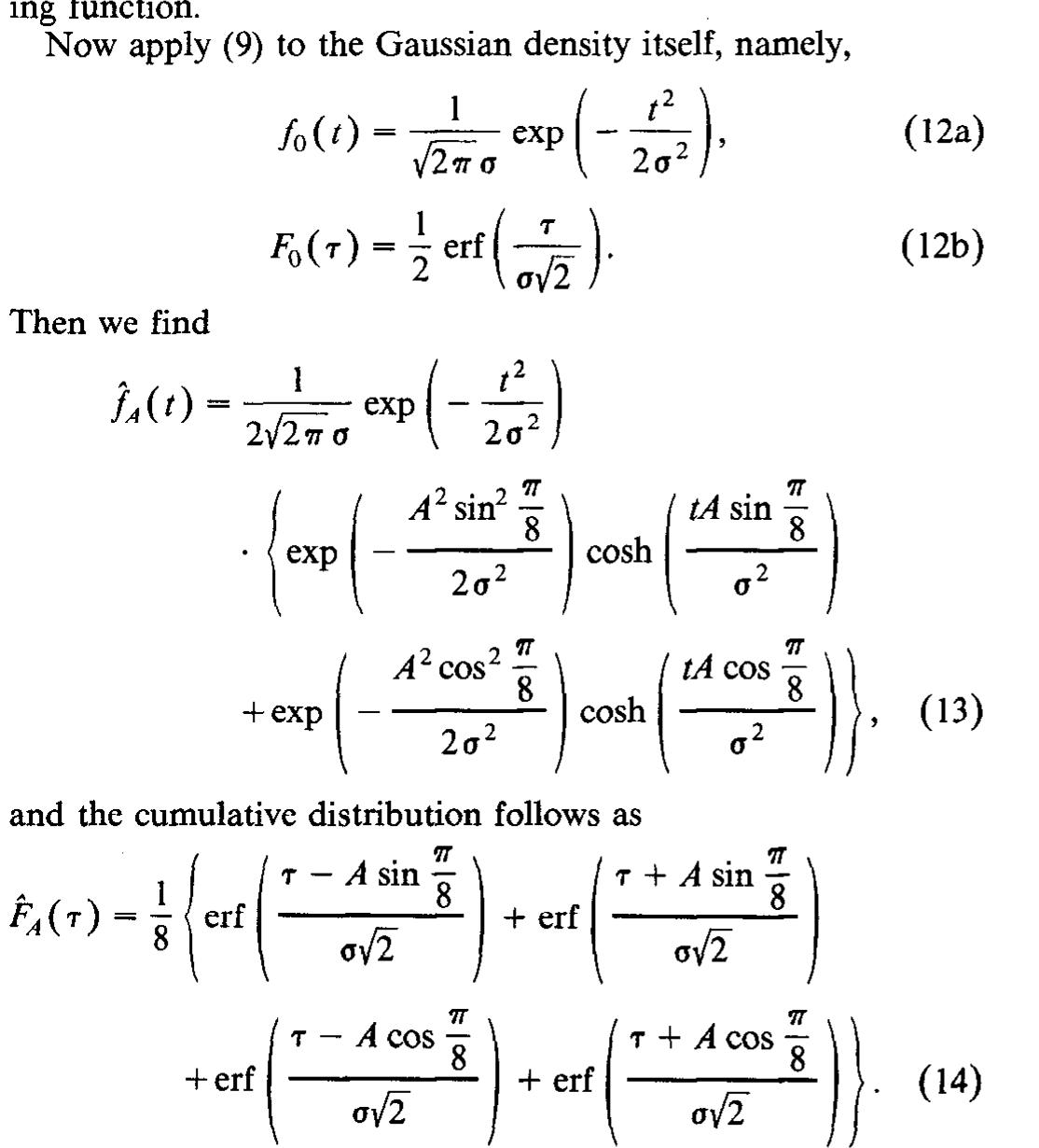 Figure 5 - from Formulas which approximate the distribution
