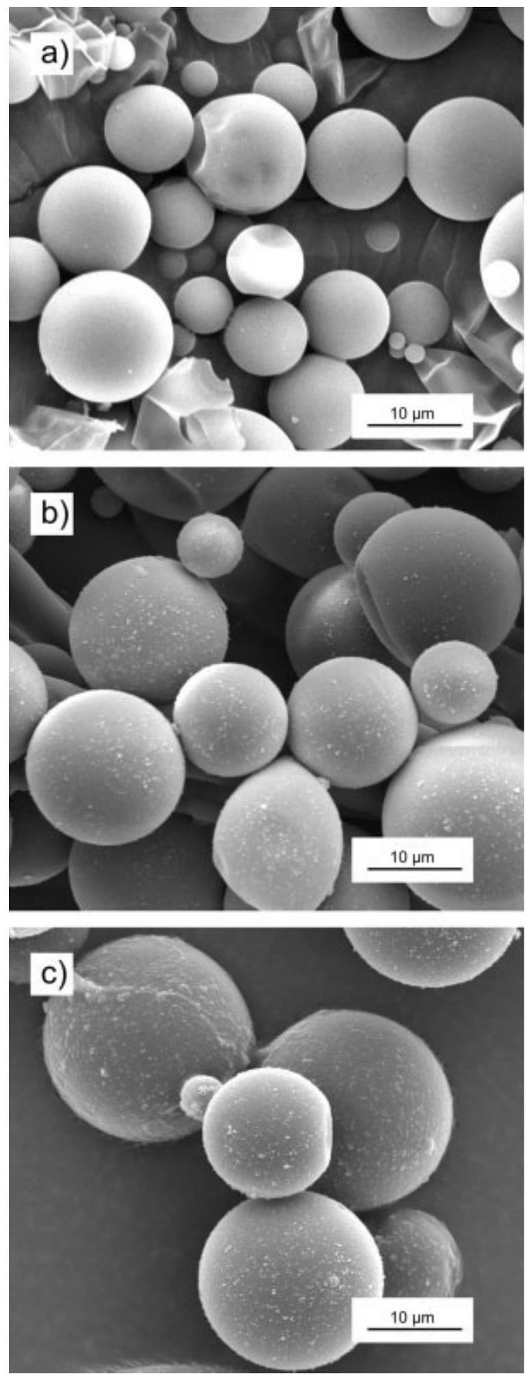 Scanning electron microscopy pictures of capsu- les