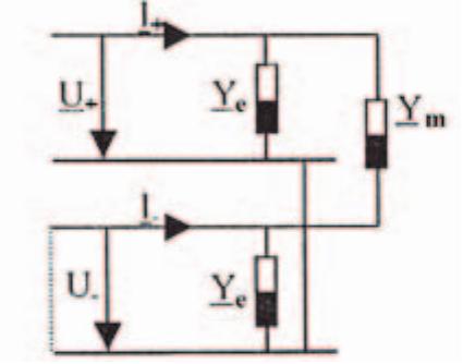 [y sim] — the sequence admittance matrix of the equivalent
