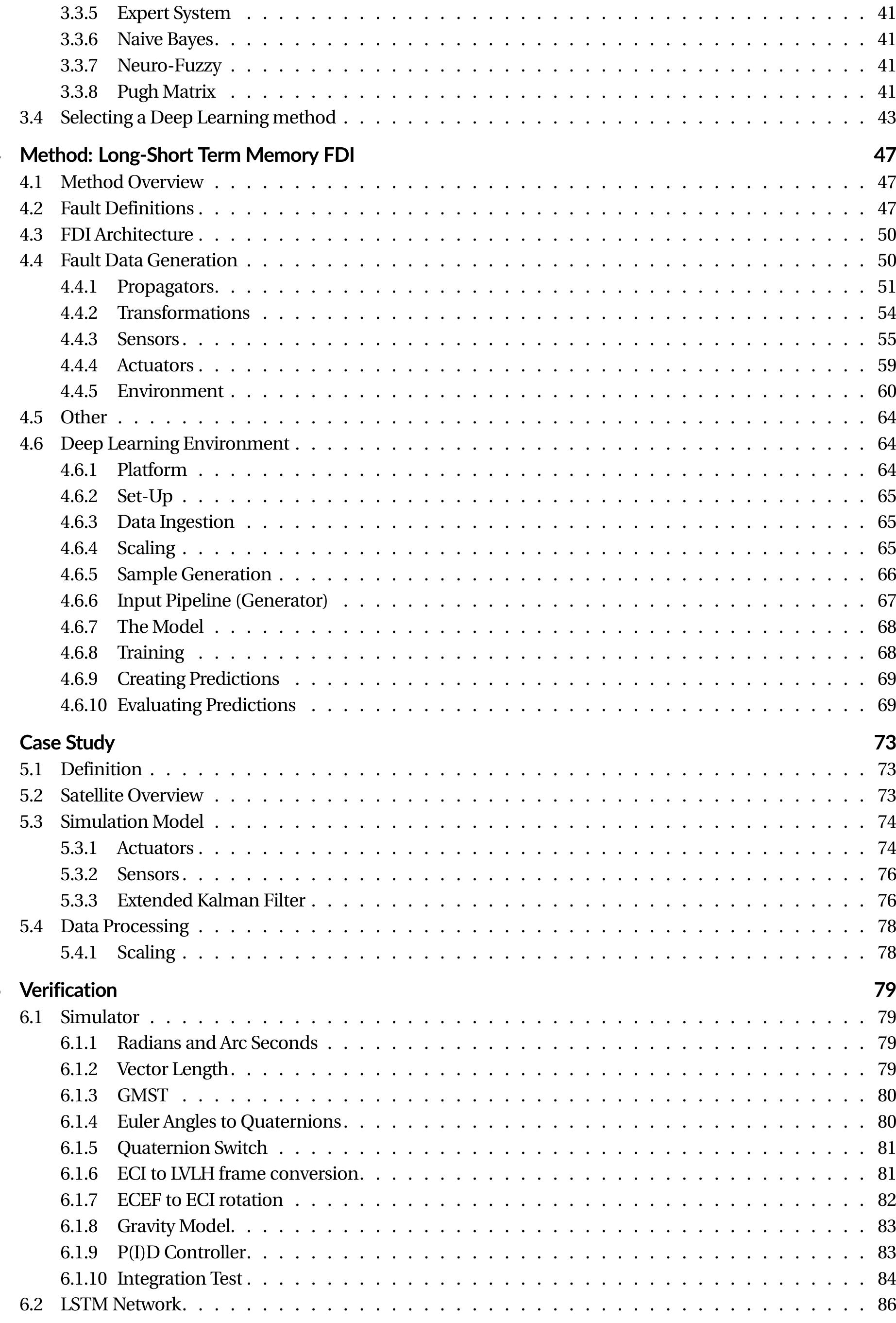 Table 2 - Application of Deep Learning for Spacecraft Fault