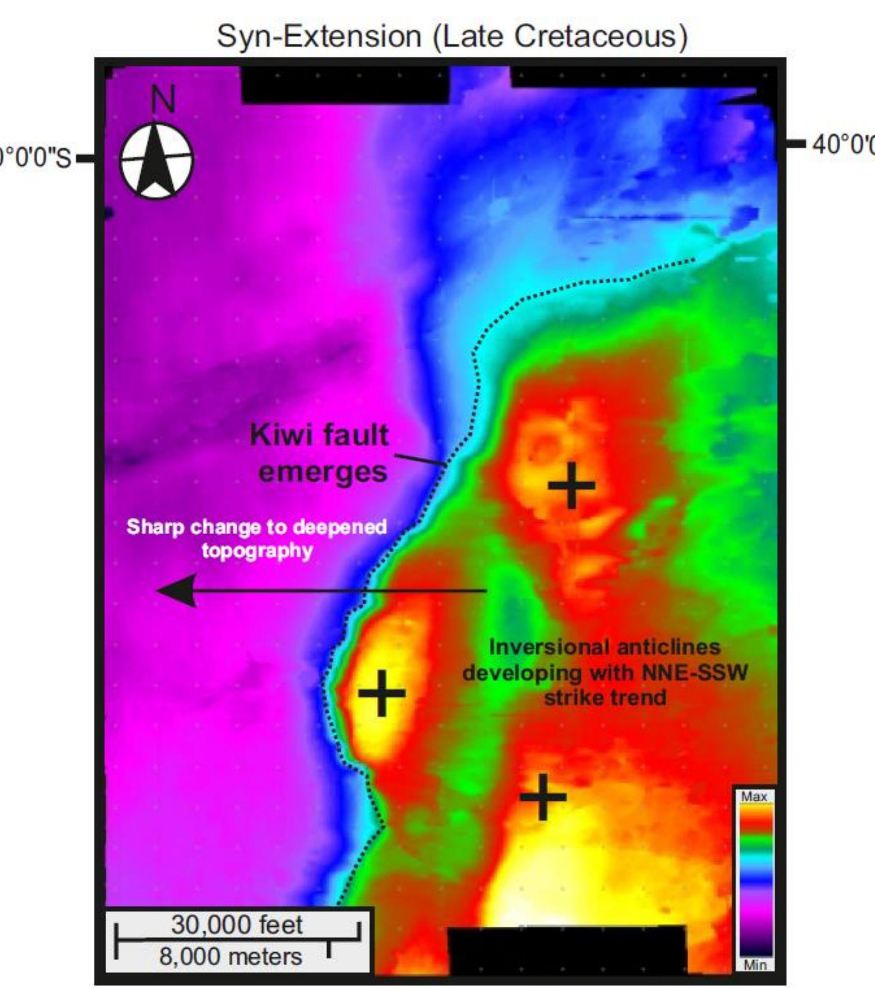Figure 37 - 4-D Tectono-stratigraphy, Inverted Fault
