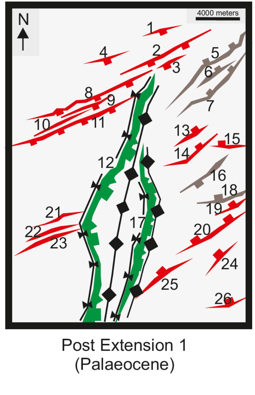 Figure 100 - 4-D Tectono-stratigraphy, Inverted Fault
