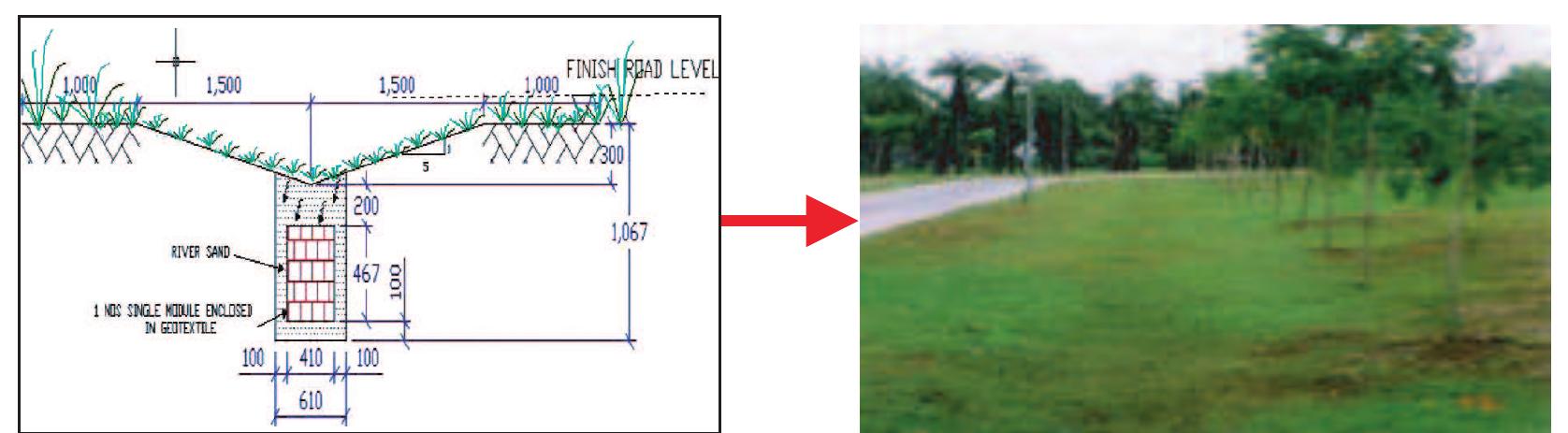 Typical cross section ecological swale type a. figure 16
