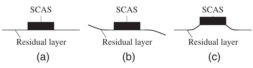 Schematic representation of the scas replica on the residua