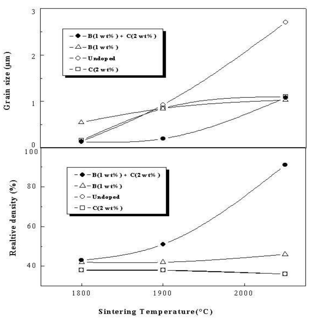 Figure 4 - Liquid Phase Sintering of SiC Ceramics With Rare
