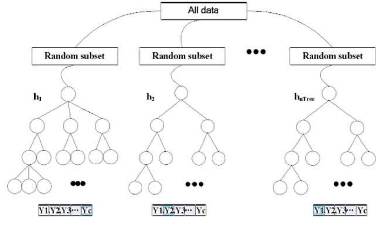 Schematic diagram of random forest. the generalization is