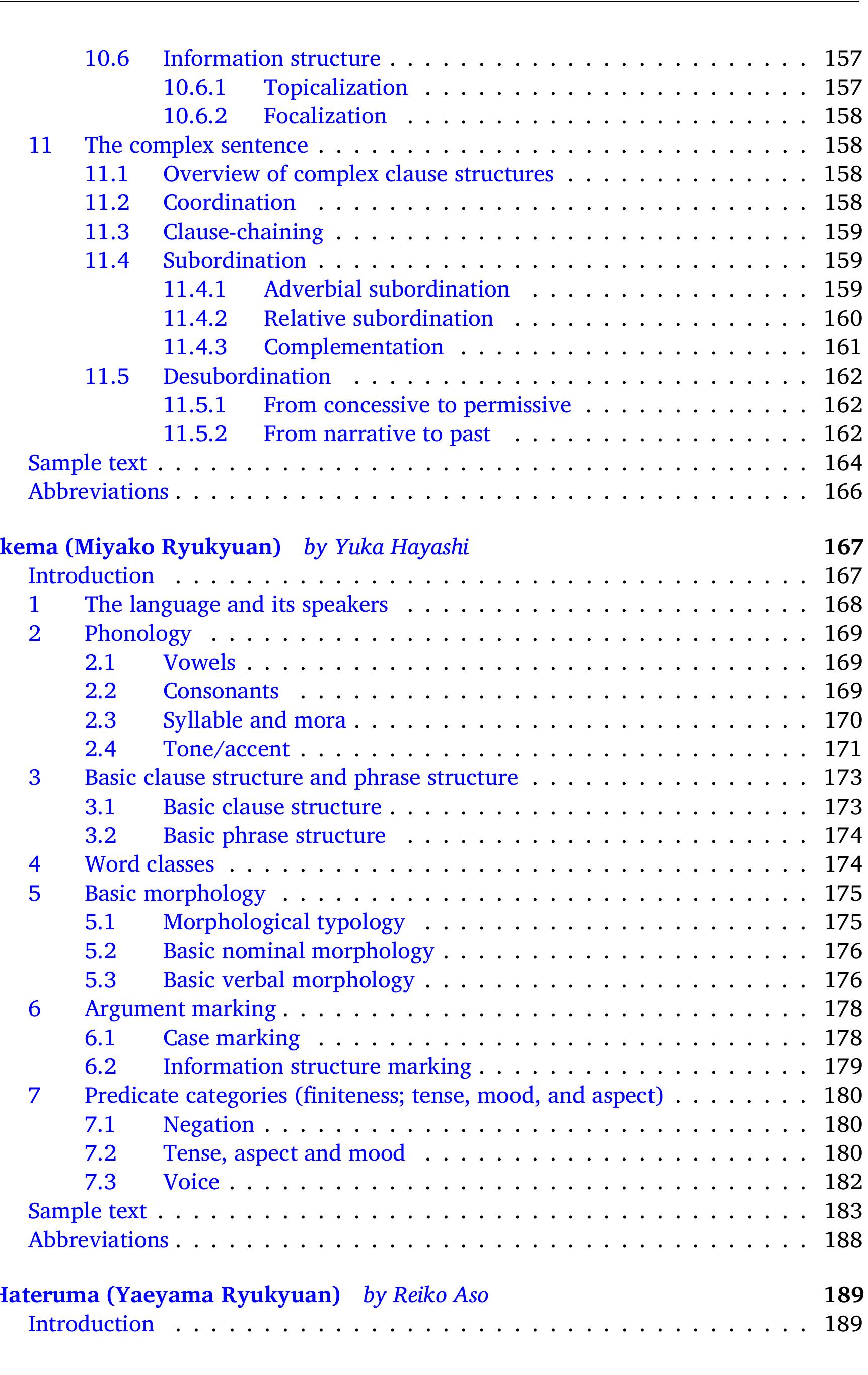 Figure 7 - An introduction to Ryukyuan languages