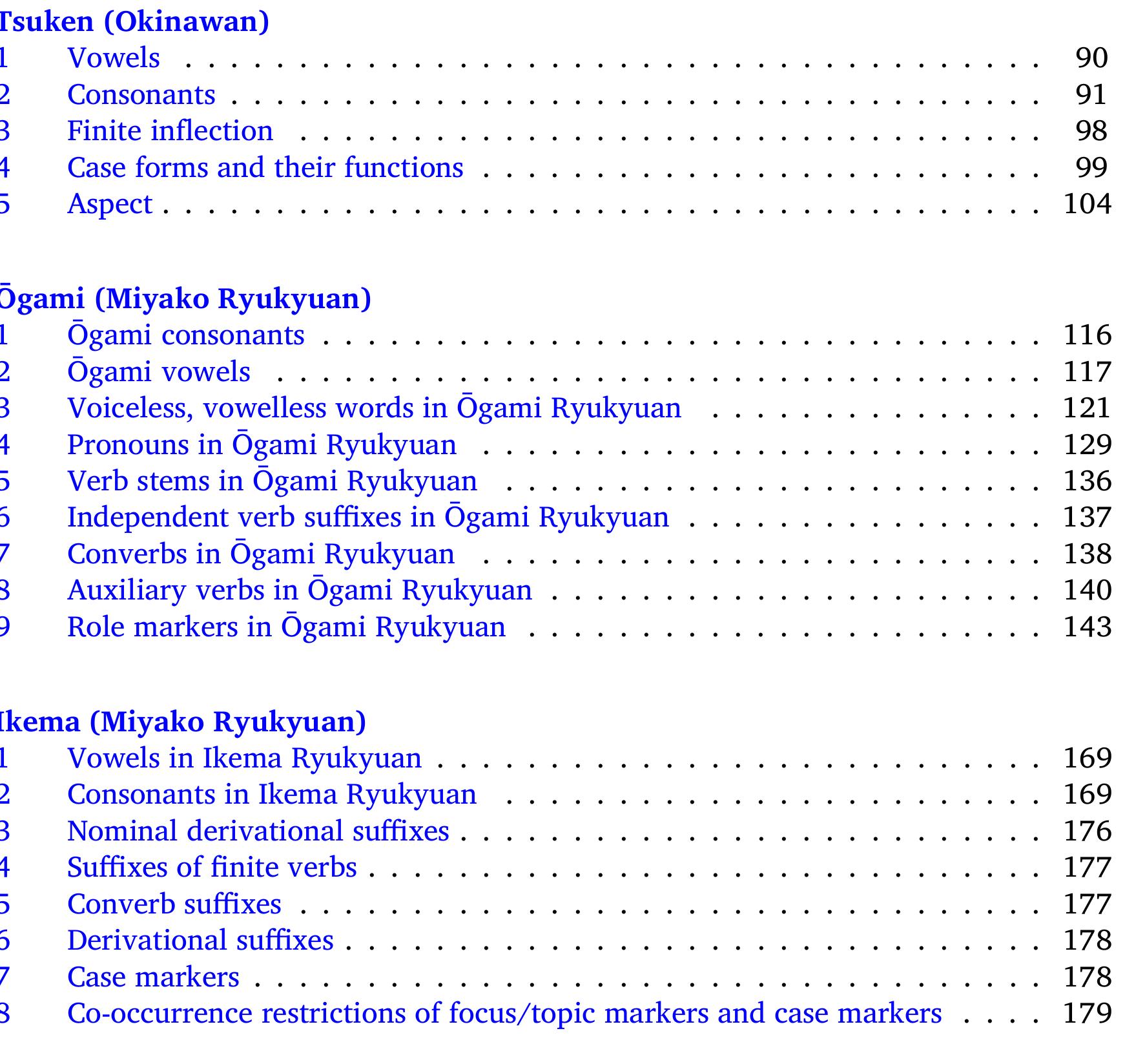 (PDF) An introduction to Ryukyuan languages