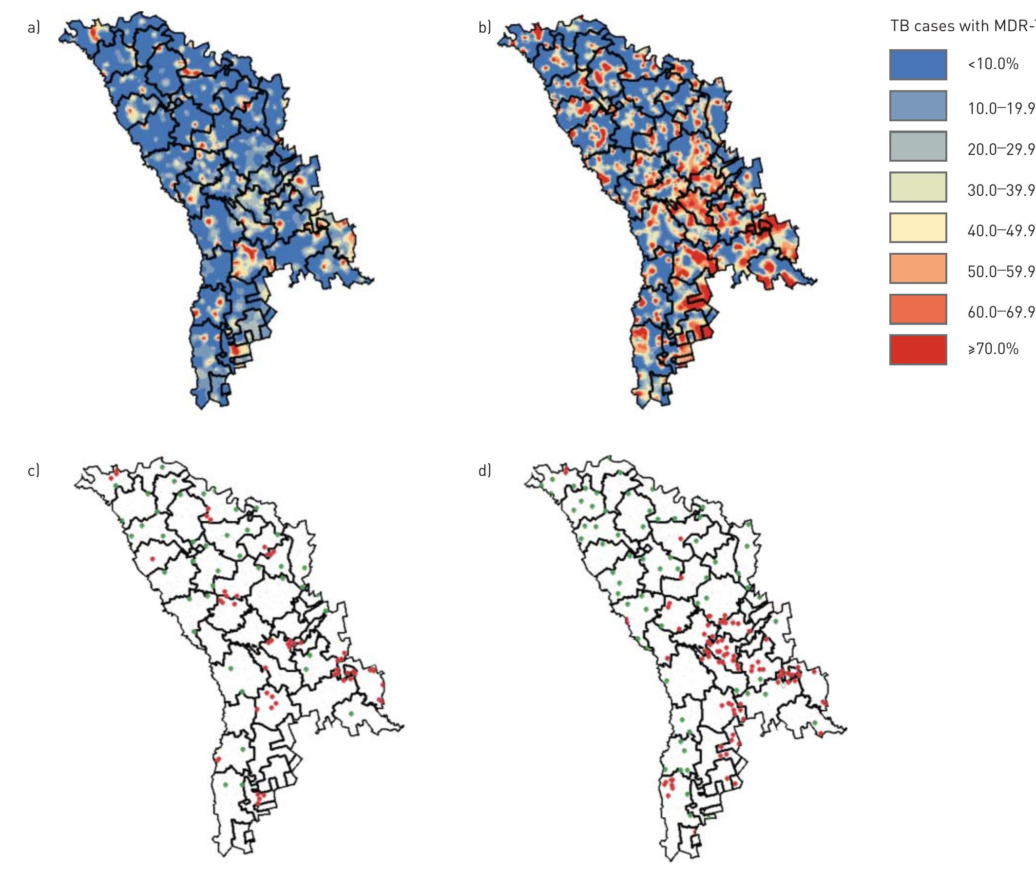 Maps of multidrug-resistant tuberculosis (mdr-tb) in the