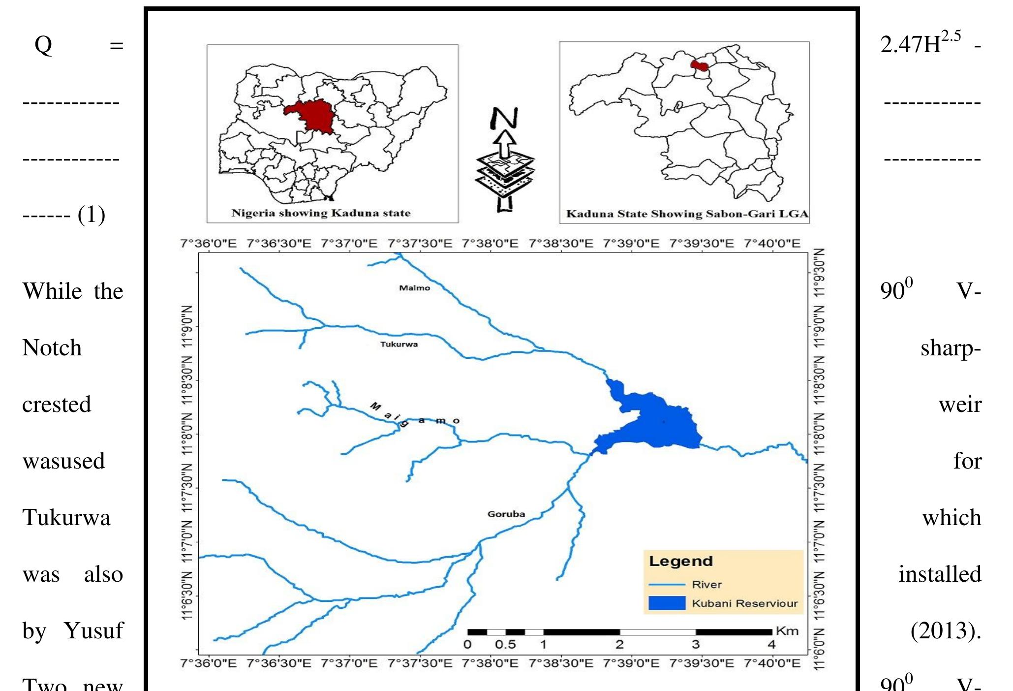 The researcher. the 90° v- notch has a discharge formula of: