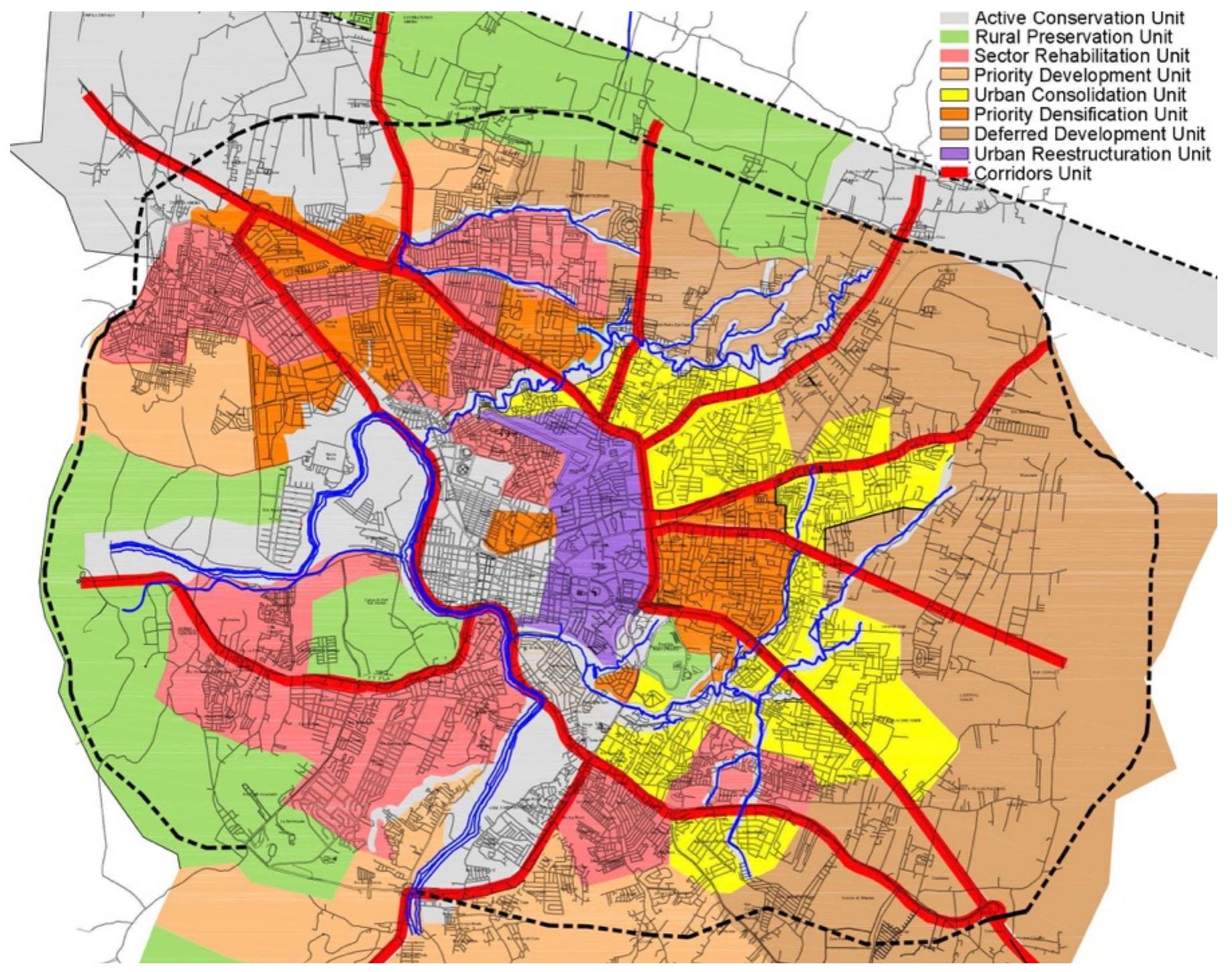 environmental units of santiago map image). this unit’s