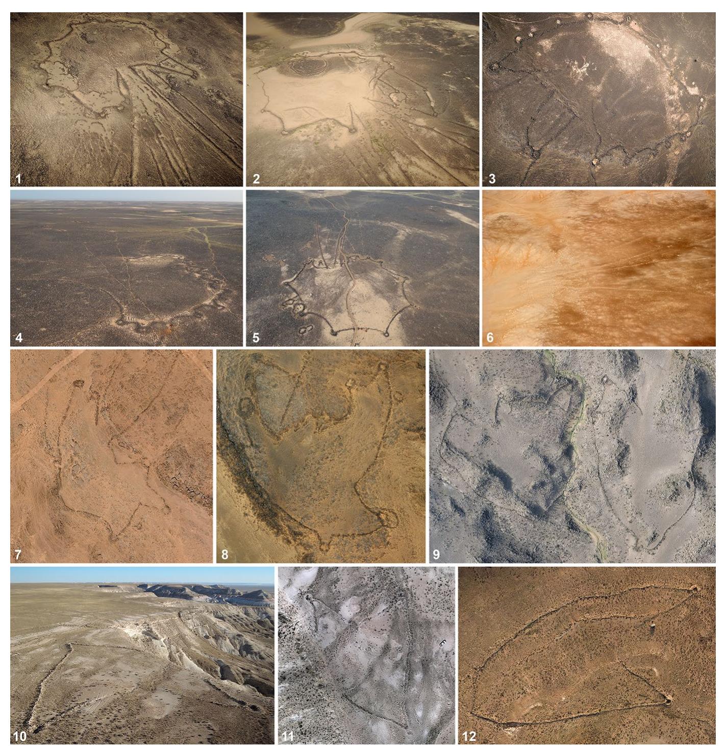 Aerial views of kites excavated by the globalkites team.