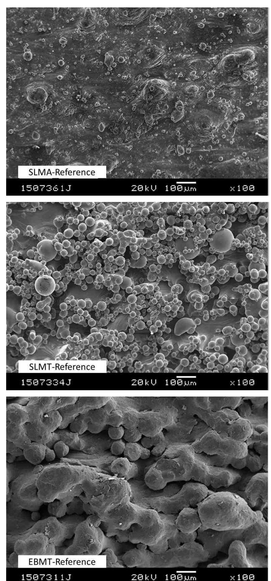 Sem pictures showing the surface structure of the