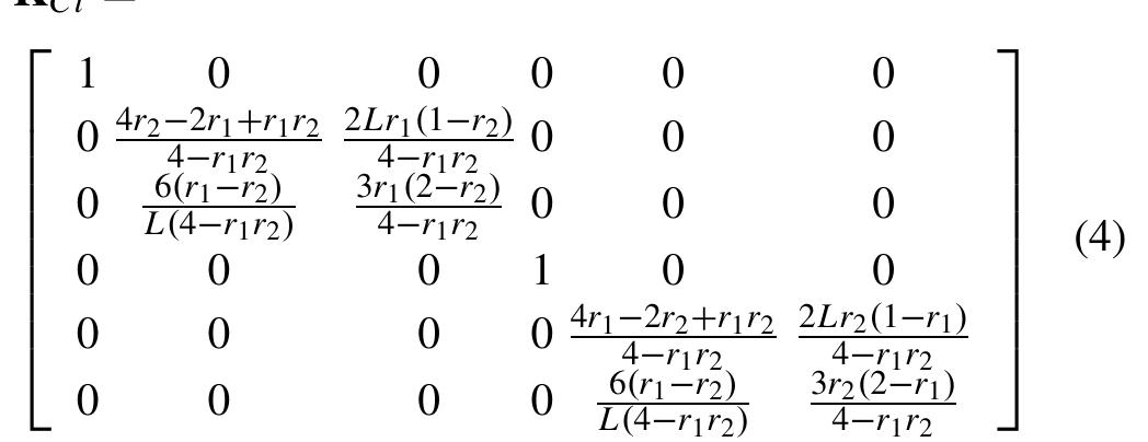 Where e is young’s modulus, and l, a, j are the length,