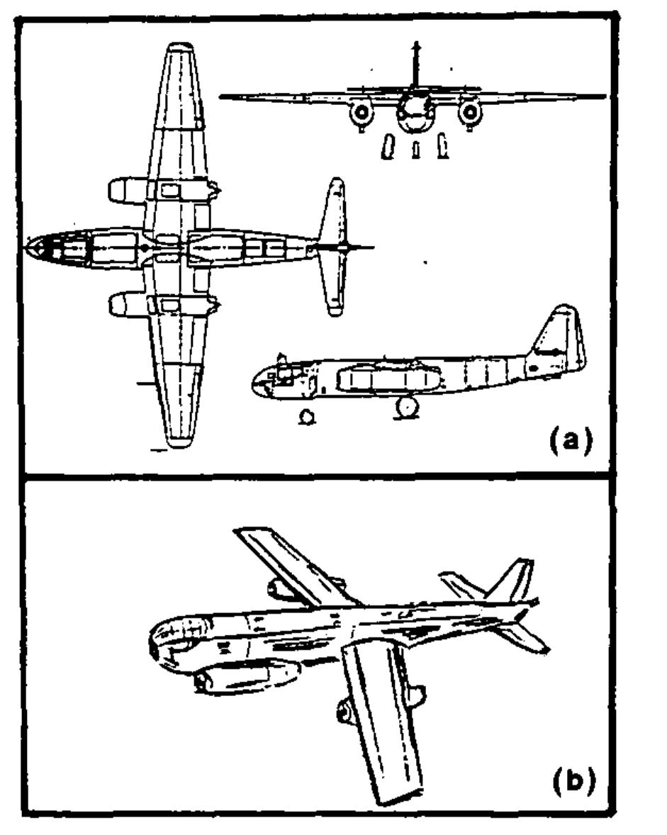 (a) the arado 234 b, the world’s first operational jet