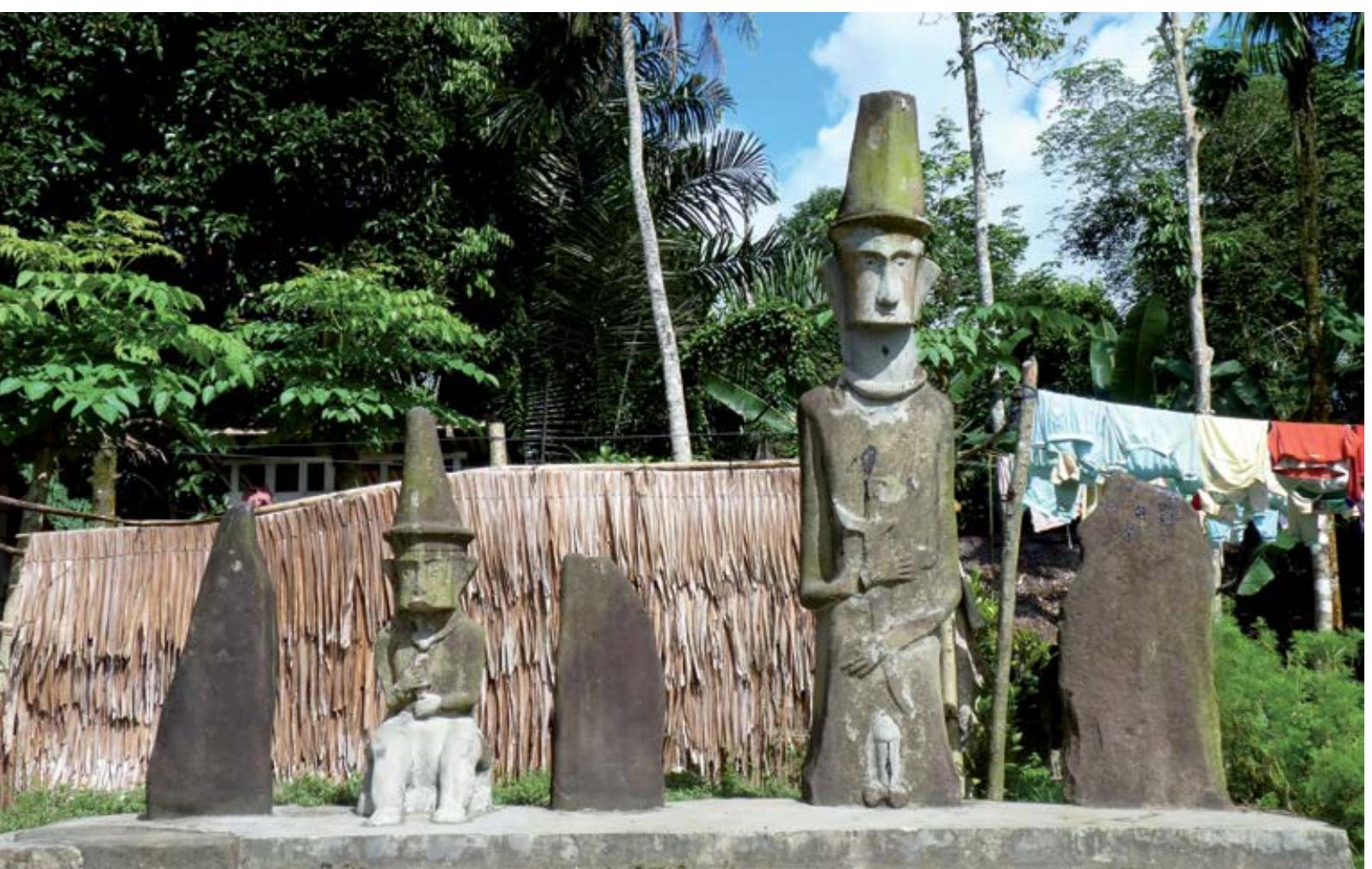 B statue from simae ‘asi village in nias fig. 132a statue