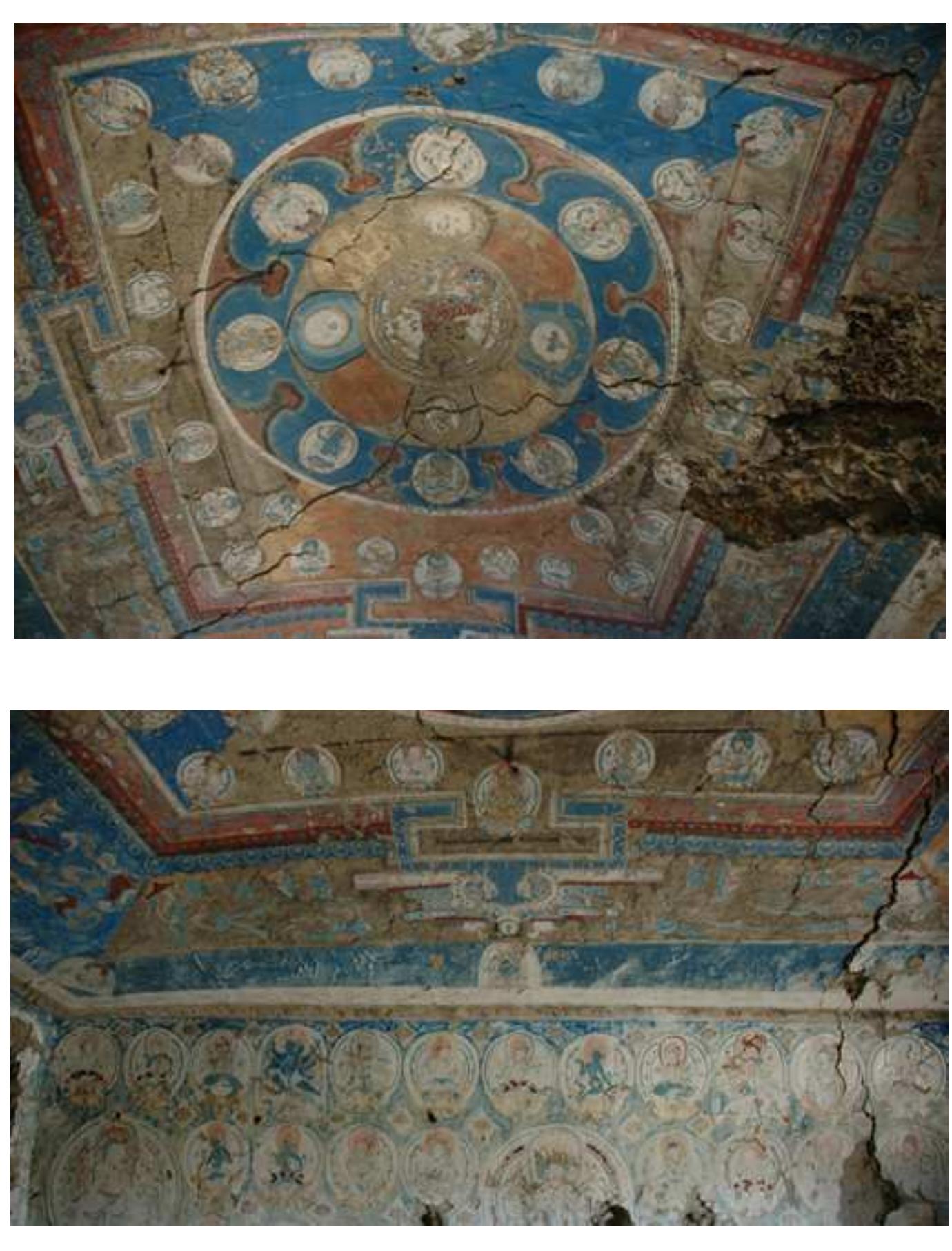 “igs. 41.-42. dungkar, ceiling, ‘small cave a’