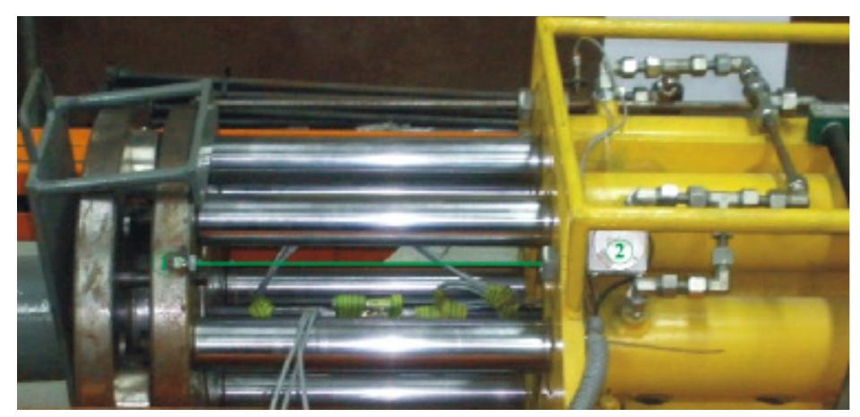 Cable encoder installed on the huk machine (photo: k.