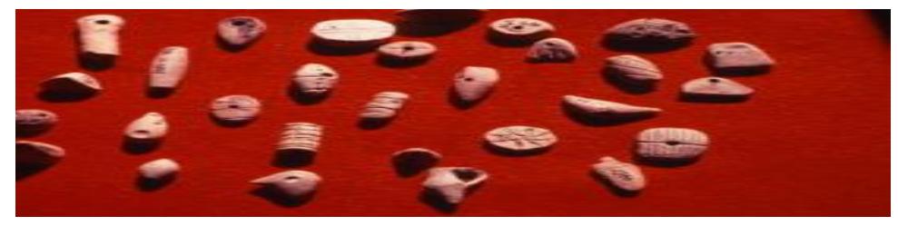 Symbols from uruk, iraq 3300 bc the shape of the symbol