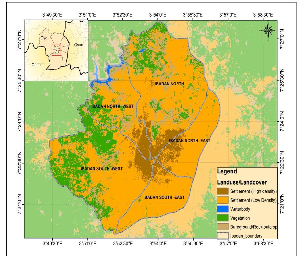 Lulc classification (2000) fig. 3 lulc classification (1984)
