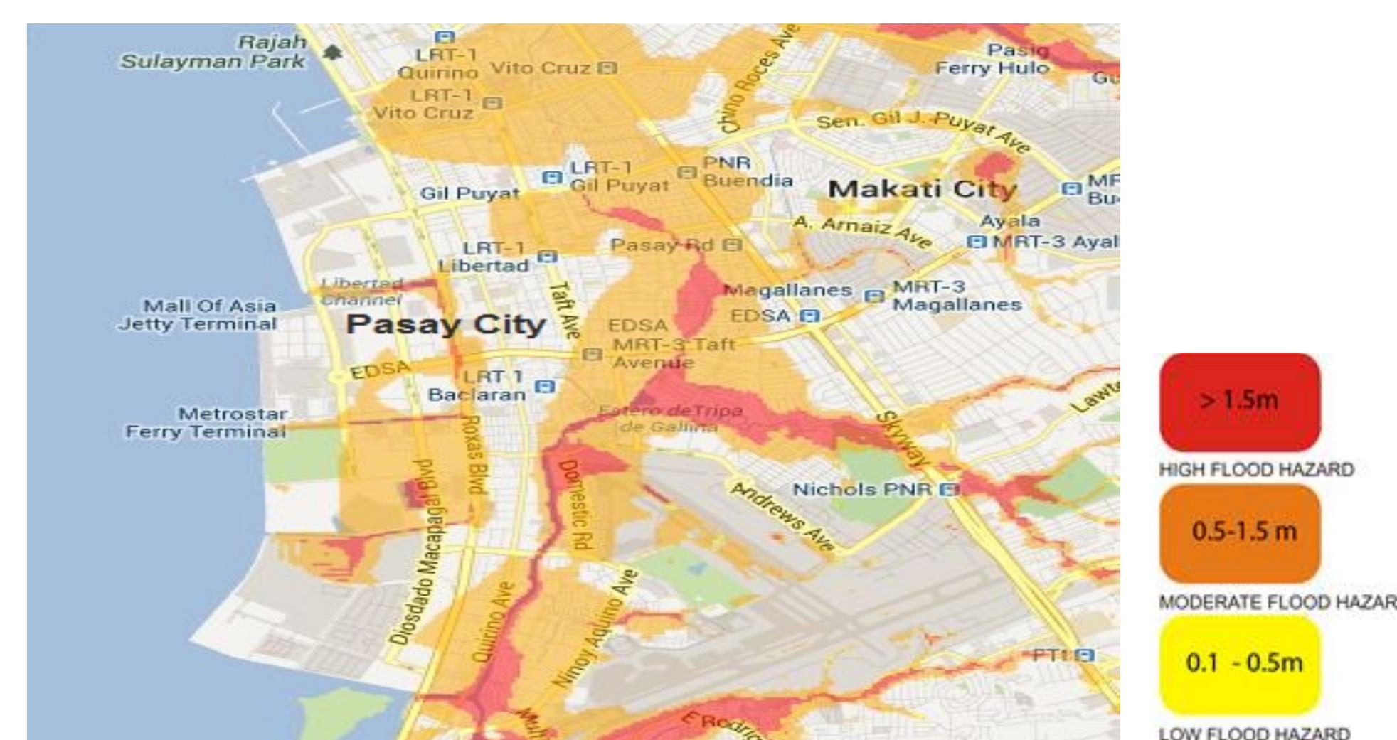 es eee source: philippine flood hazard map- national