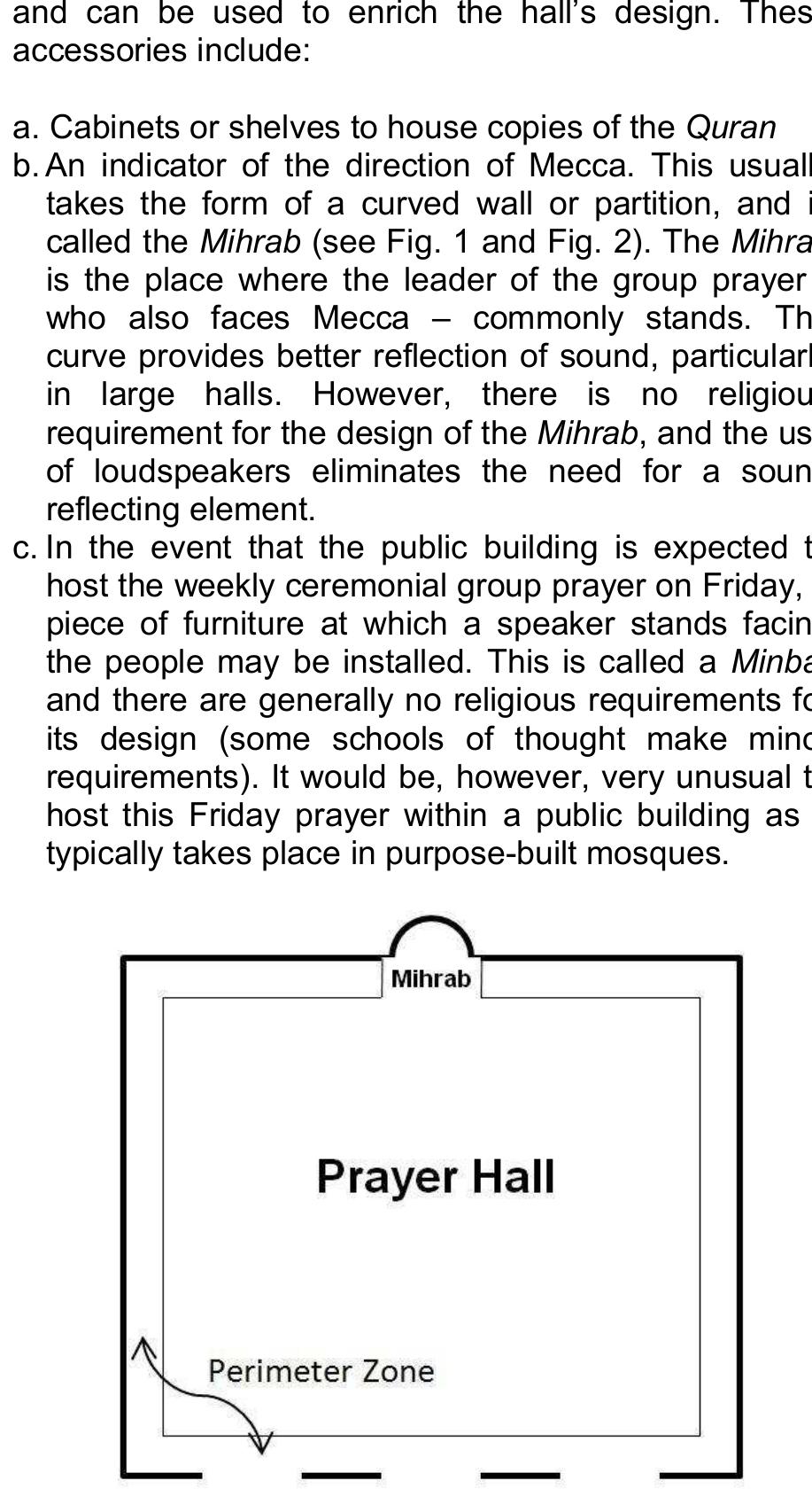 (PDF) Design standards for Muslim prayer facilities within public buildings