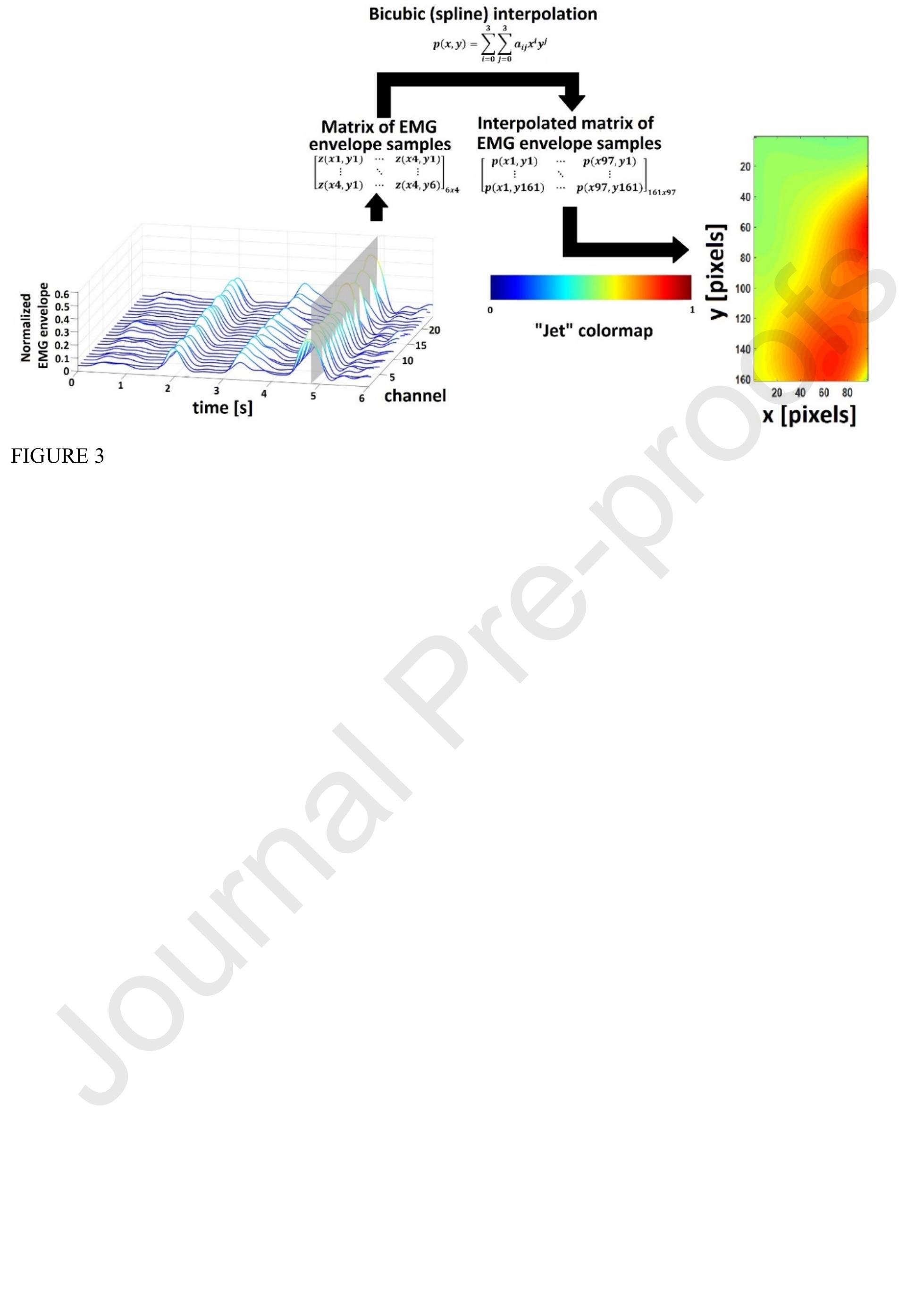Figure 4 - EMG Map Image Processing for Recognition of