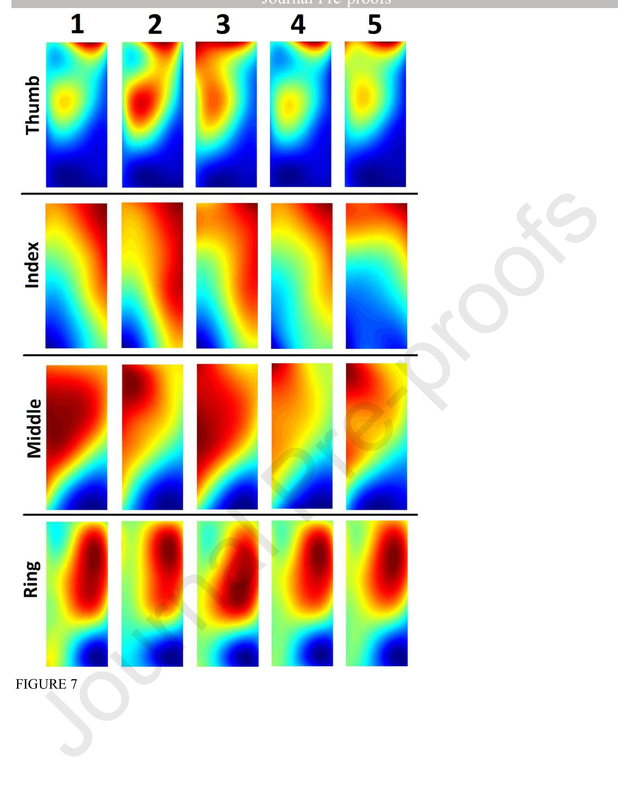 Figure 7 - EMG Map Image Processing for Recognition of