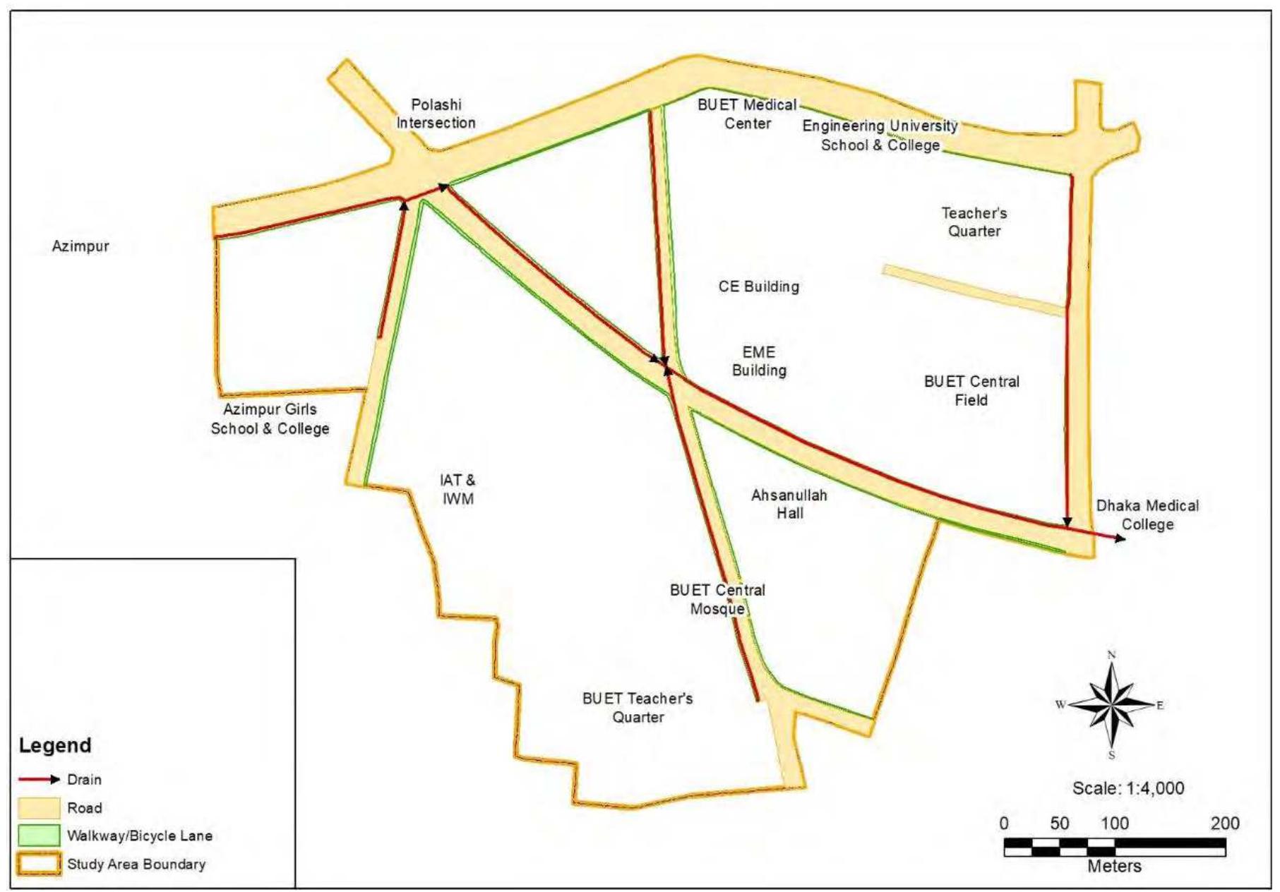 -15: drainage network plan